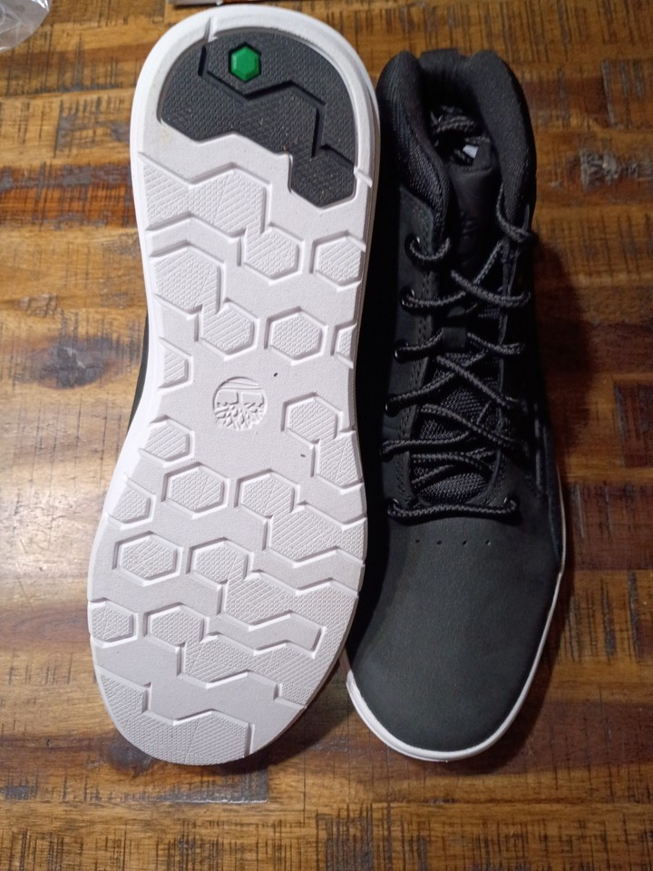 Mens Timberland Allston MidLace Prem. Leather Sneaker Boot Black Sz 13 ...