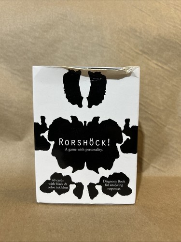 Rorshock! A Game with Personality 40 Card Deck Diagnosis Book For ...
