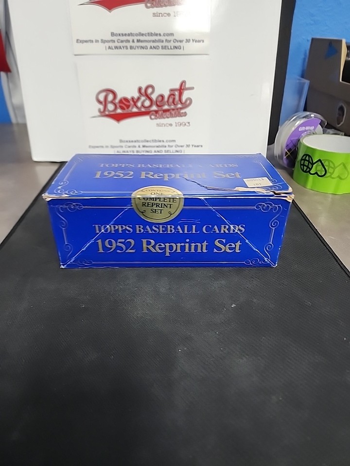 1952 Topps reprint Baseball Factory Set. Original Box Opened And ...