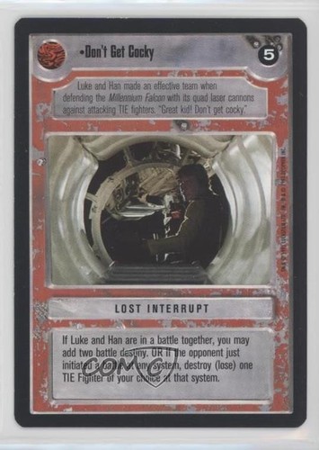 1995 Star Wars CCG: Premiere Don't Get Cocky 8d2 | eBay