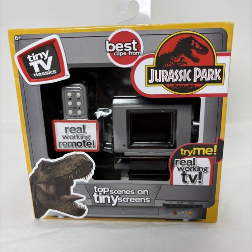Brand New JURASSIC PARK Tiny TV Classics, Basic Fun! Toys Universal ...