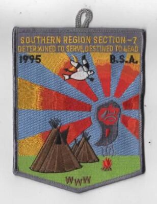 1995 BSA Southern Region Section-7 GRAY Bdr. [BLT754] | eBay