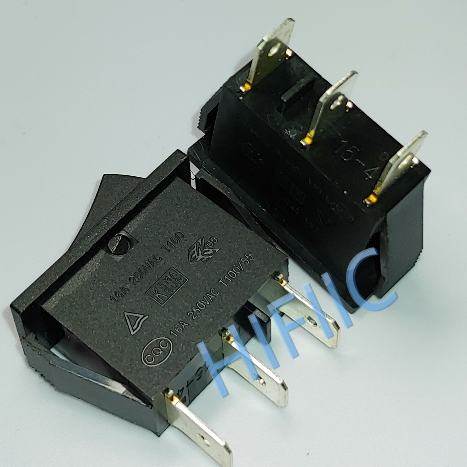 SOKEN RK1-15 Rocker Switch 16A 125/250VAC T100/55 3 Pins 2 Positions ...