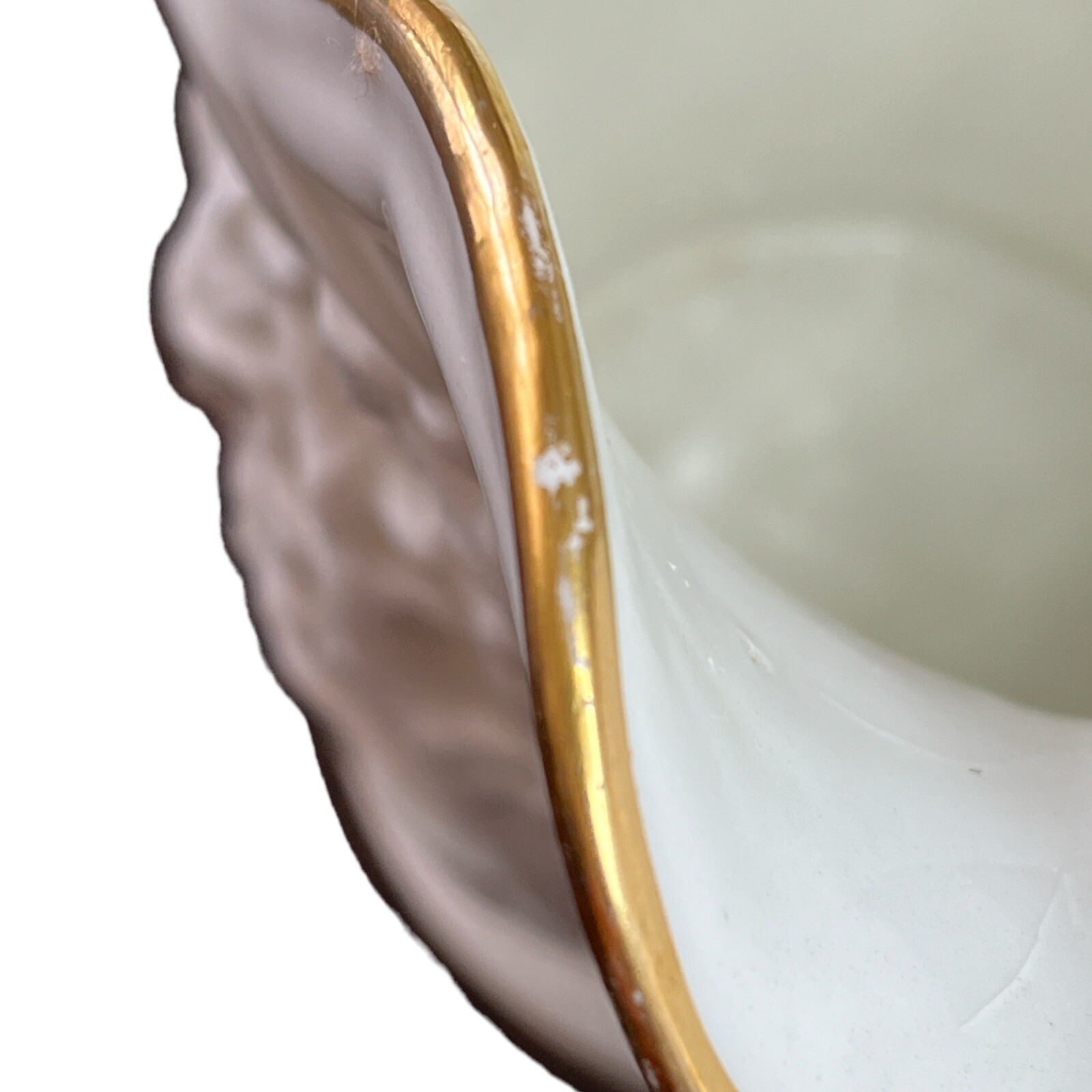 Charles Cartlidge & Co. Joshua Jones Antique White Corn Pitcher Gold ...