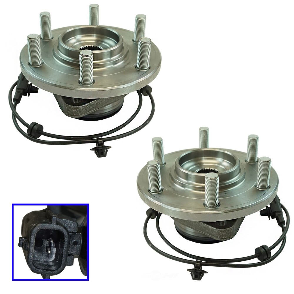 Wheel Bearing Assembly Kit-2 Piece Wheel Bearing and Hub Assembly Set ...
