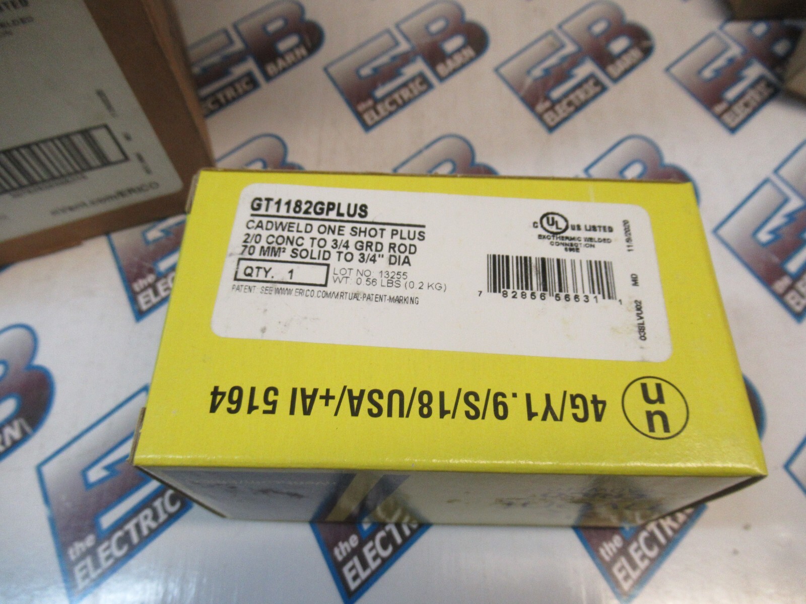 Cadweld GT1182GPLUS (BOX OF 6) One Shot Plug 2/0 TO 3/4 Ground Rod -NEW ...