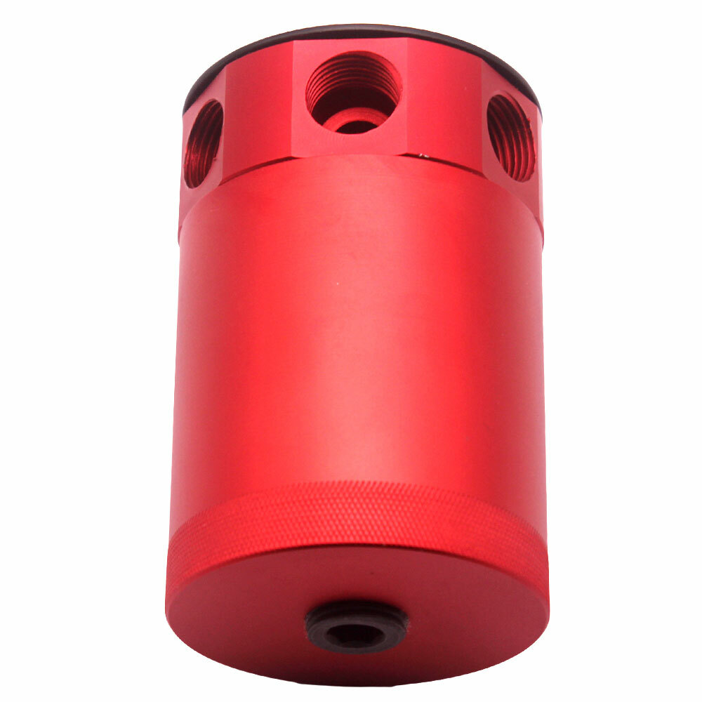 Universal Racing Baffled 3-Port Catch Can Tank Reservoir Air-Oil ...