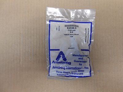 1 NIB ARMSTRONG B4026-9 STEAM TRAP VALVE 7/32 ORIF A-5 75# (8 AVAIL) | eBay