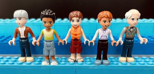 LEGO Lot Of 5 Friends Minifigures Boy Male Men Dolls Guys They EUC ...