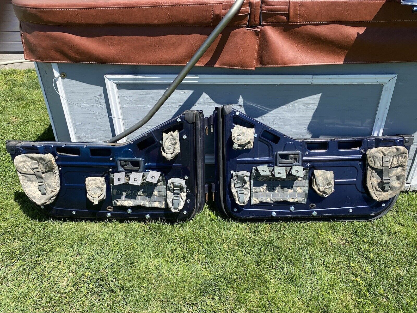 Factory OEM Tj LJ Jeep Wrangler Half 1/2 Doors 1997 - 2006 Patriot Blue ...