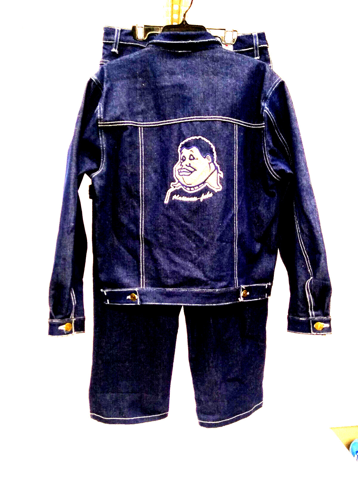 "FAT ALBERT" PLATINUM FUBU Jacket & Pants Size14 blu… - Gem
