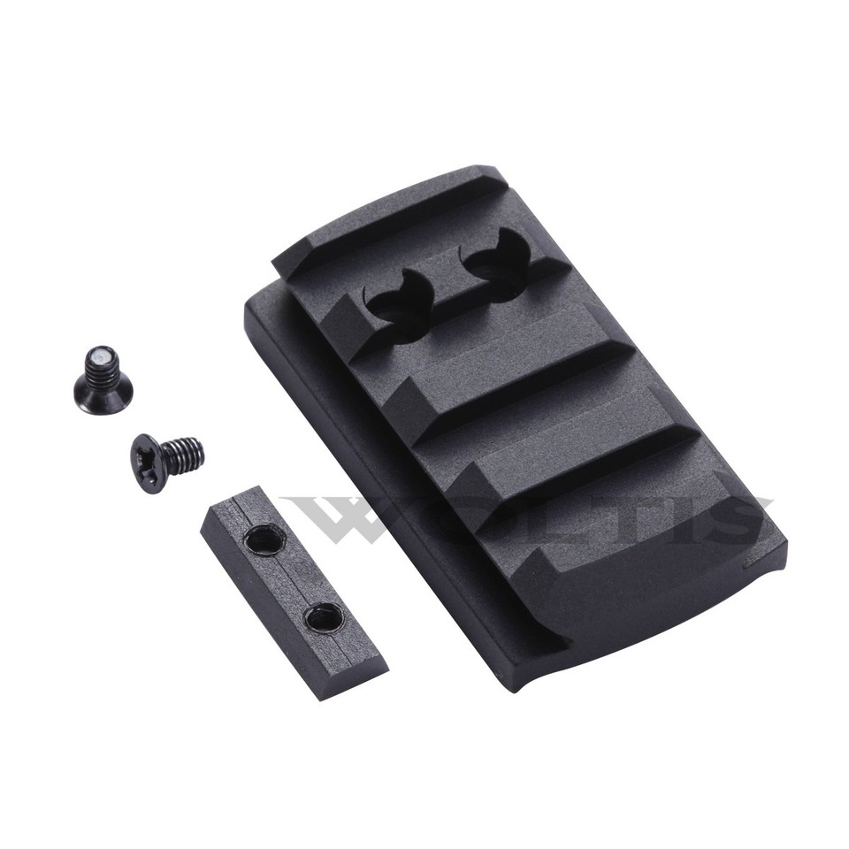 Red Dot Sight Mount Plate Picatinny Rail Mount for Glock 17 19 22 23 26 ...