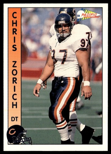 1992 Pacific Chris Zorich Chicago Bears #38 | eBay