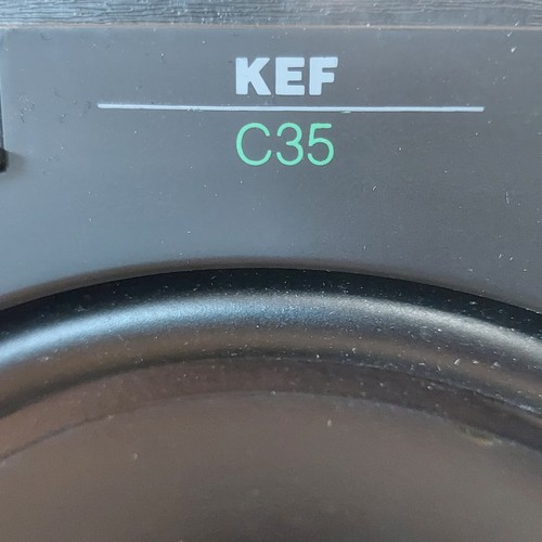 Kef C35 Uni-Q Technology Bookshelf Speakers Pair/GREAT SOUND! | eBay