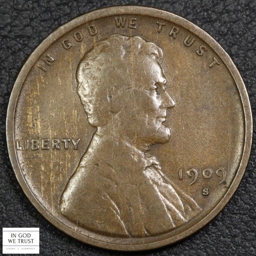 1909 S VDB Lincoln Wheat Copper Cent 1C (Reverse Planchet Flaw Mint Error!) | eBay