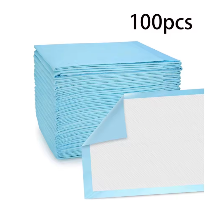 100 Puppy Training Trainer Train Pads Toilet Pee Wee Poo Dog Pet Cat ...