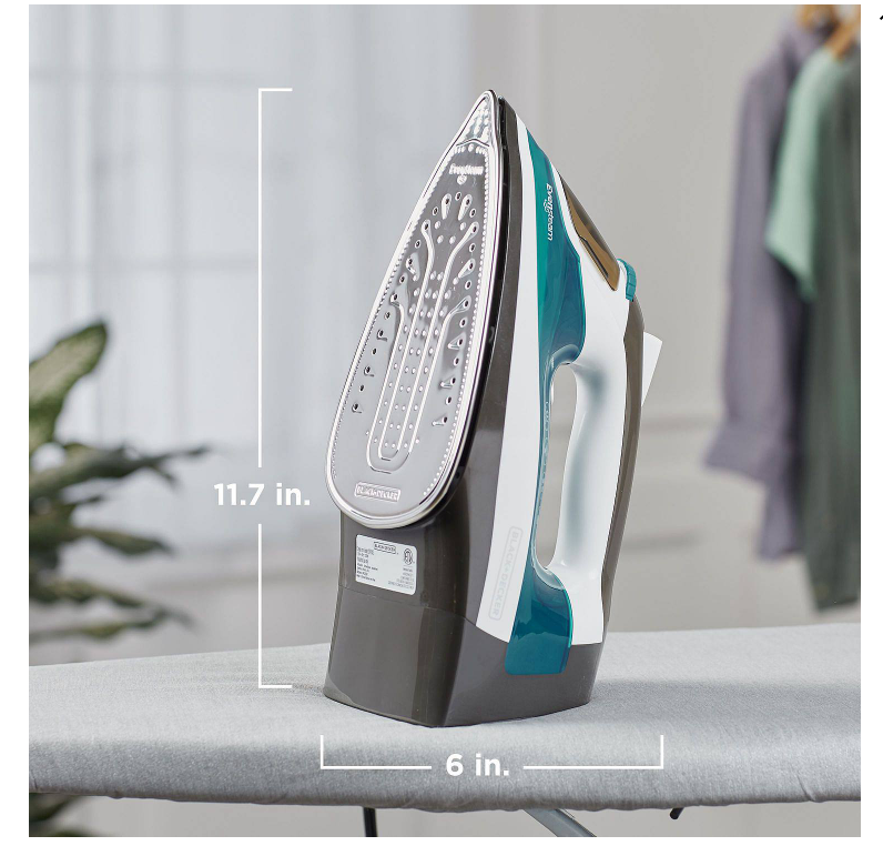 New BLACK+DECKER One-Step Steam Iron with Retractable Cord | eBay