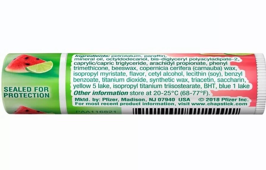 CHAPSTICK WATERMELON LIME “RARE LIMITED EDITION” (3 PK) NEW/SEALED ...