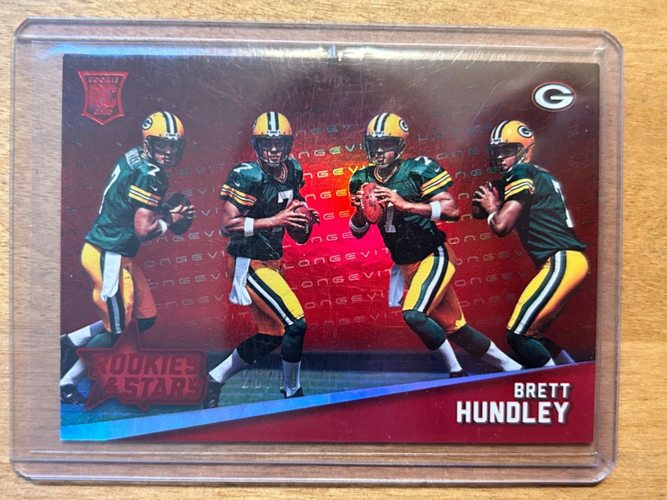 2015 Rookies and Stars - Longevity - Brett Hundley - RC SP /99 ...