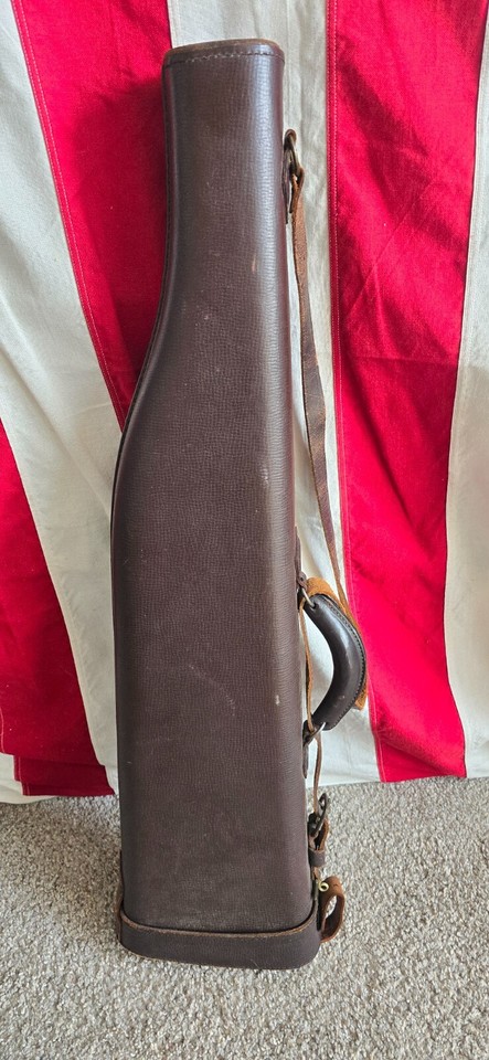 Vintage Leather Takedown Rifle or Shotgun Hard Case | eBay
