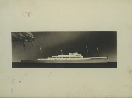 1940's Conceptual Drawing of Ship by George Sharp, Navel Architect, #5 ...