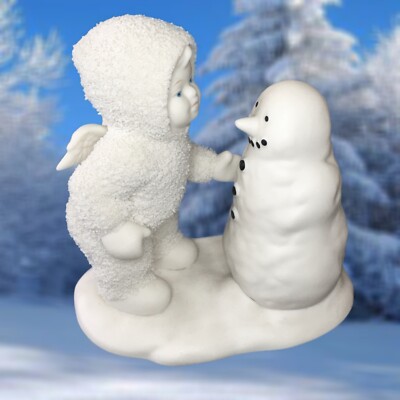 Snowbabies With Snowman ‘Why Don’t You Talk To Me?’ ~ Department 56 ...