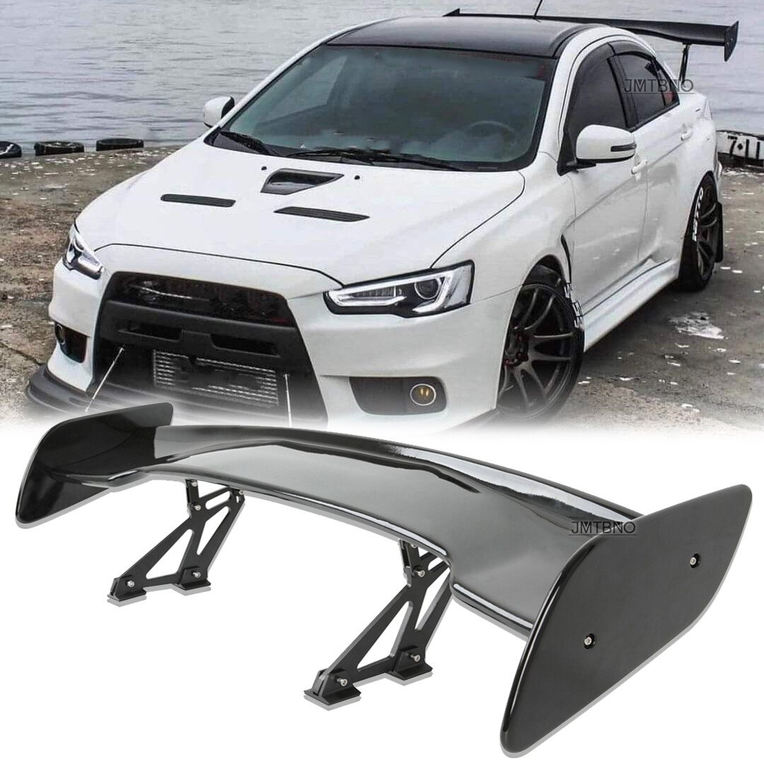57'' Rear Trunk Spoiler Wing GT Racing Lip ABS Glossy For Mitsubishi ...