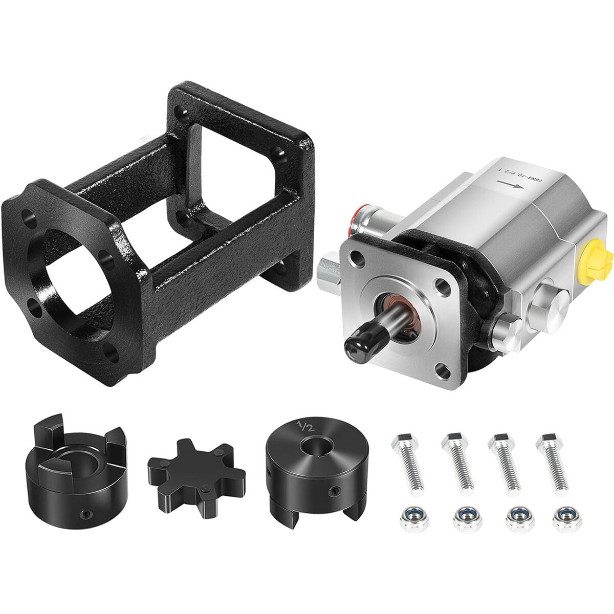 Log Splitter Build Kit 13 GPM Pump, Coupler, Mount, Bolts, for Huskee ...