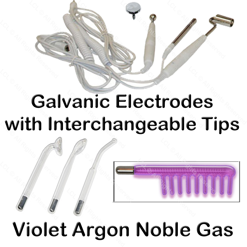 2 in 1 Facial Machine Galvanic High Frequency Beauty Spa Salon ...