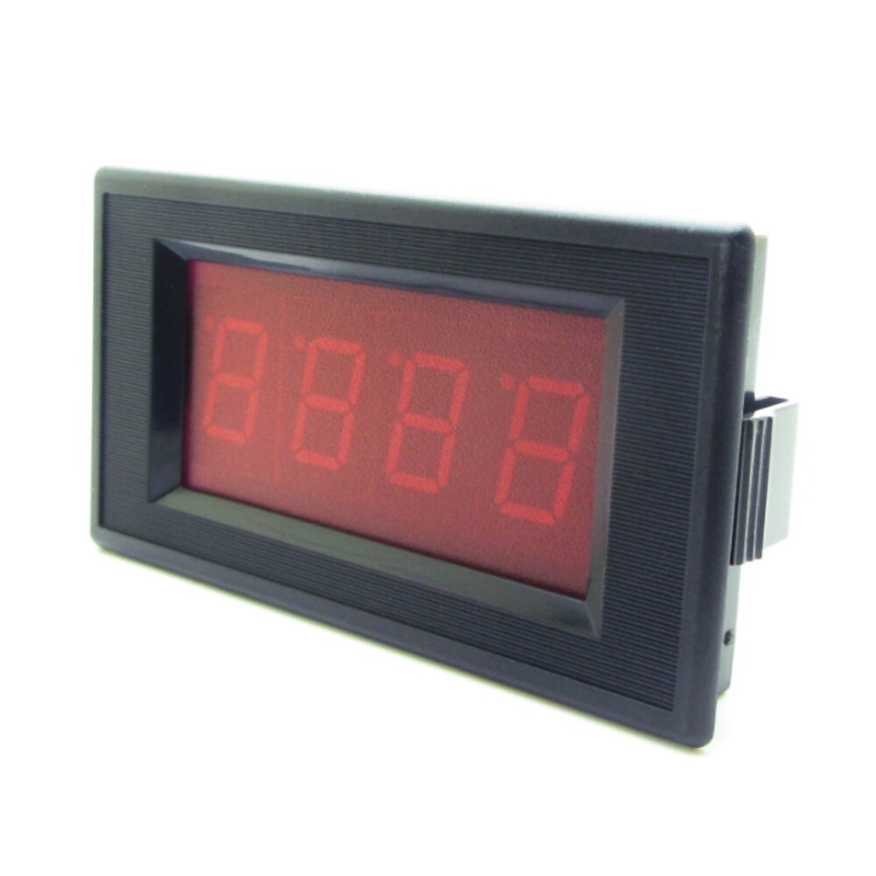 DC 50A Red LED Digital AMP Ammeter Panel Digit Current Meter 0-50A DC ...