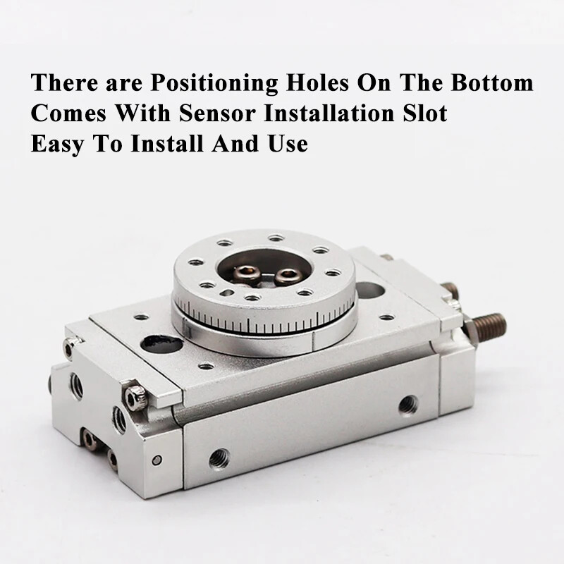 Pneumatic Rotary Swing Cylinder Rotary Adjustable 180 Degrees 90 ...