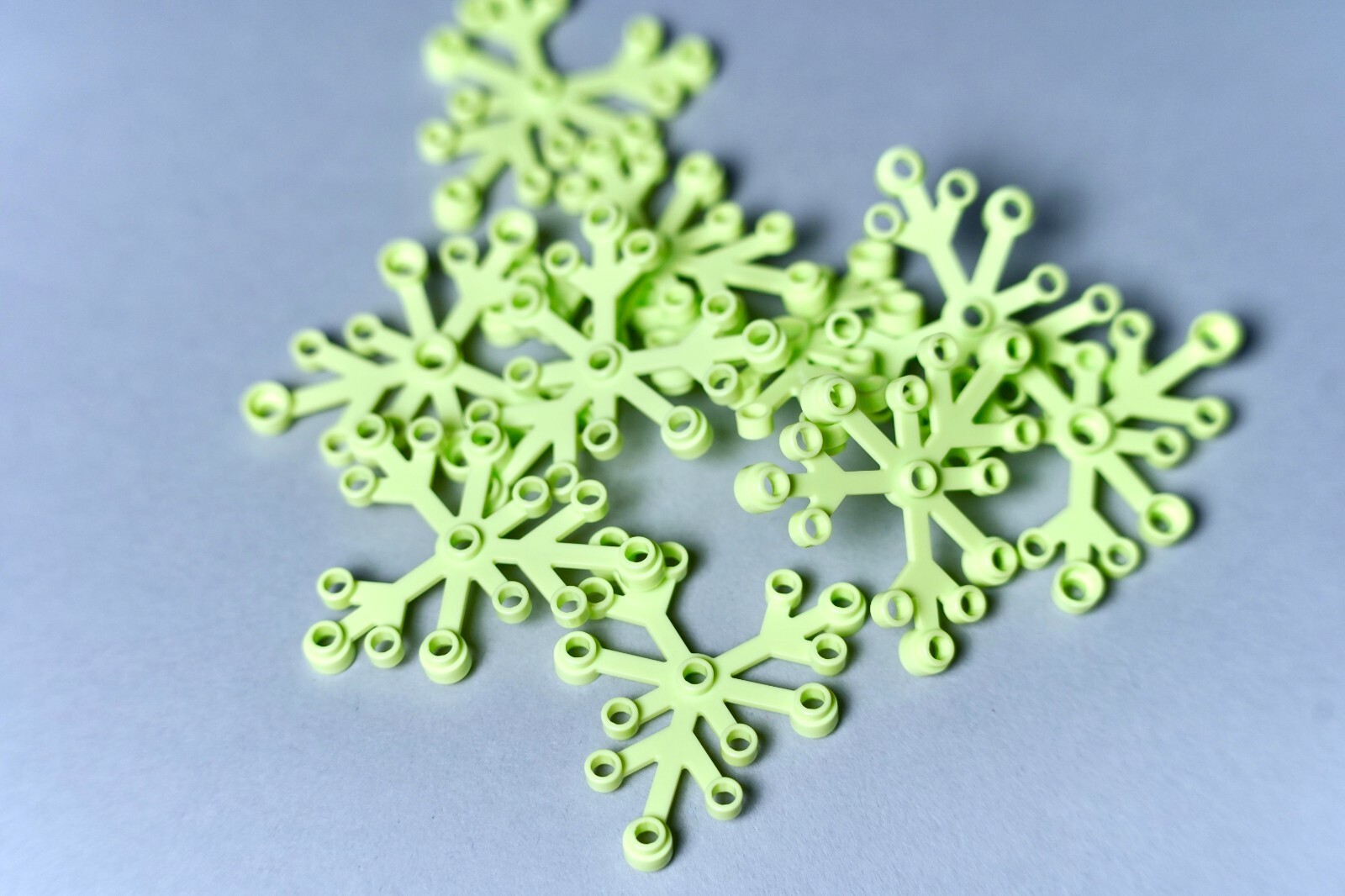 10 x LEGO Large Yellowish Green Leaves 6x5 Limb Branch Tree Plant Leaf ...