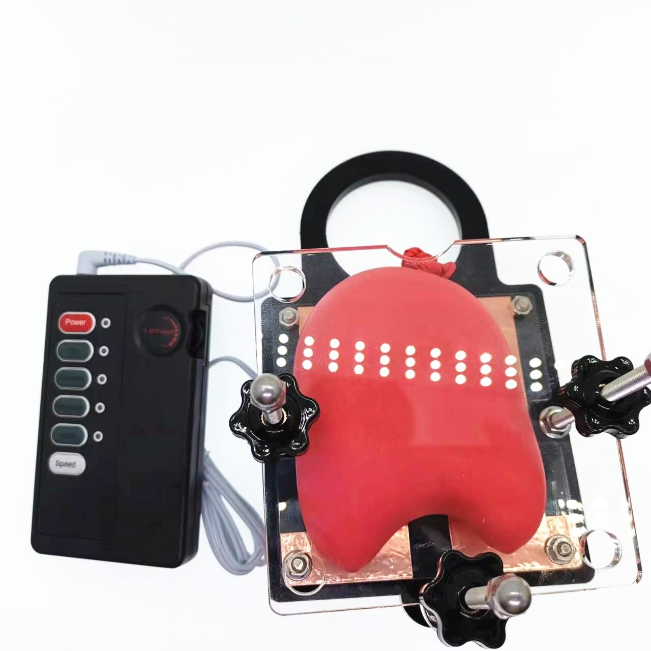 Acrylic stimulate Scrotum Device Ball Crusher Stretcher Training CBT ...