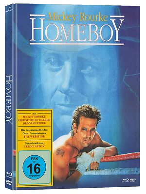 Mediabook HOMEBOY 1988 Christopher Walken MICKEY ROURKE Cover B BLU-RAY ...