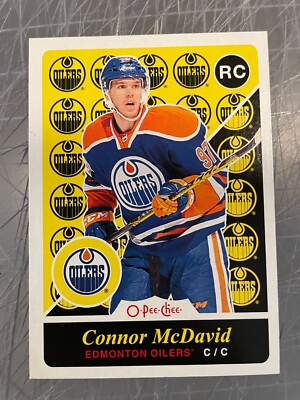 2015-16 O PEE CHEE U11 CONNOR MCDAVID EDMONTON OILERS ROOKIE CARD CLEAN ...