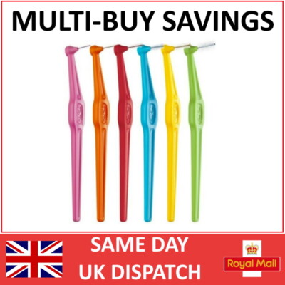 TePe Angle™ Interdental Brushes All colours/sizes (Packs of 6 or 25 ...