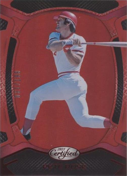2021 Panini Chronicles - Certified Pete Rose #44 Red /199 for sale ...