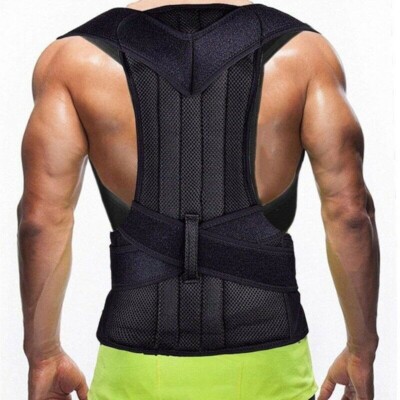 Lumbar Support Belt Strap Posture Corset for Men Men's Back Posture ...