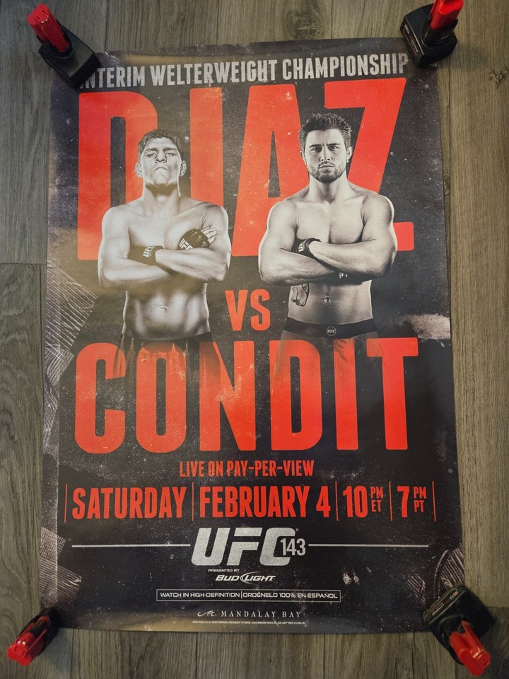UFC Official Posters 27x39 | eBay