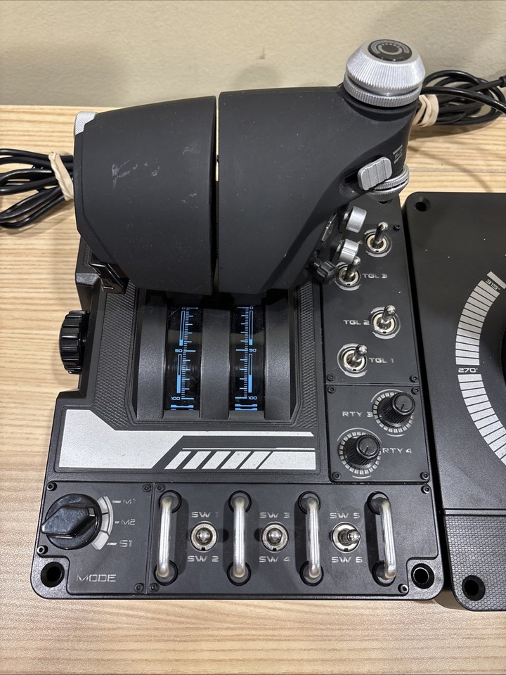 Logitech X56 H.o.t.a.s. RGB Throttle and Stick Simulation Controller ...