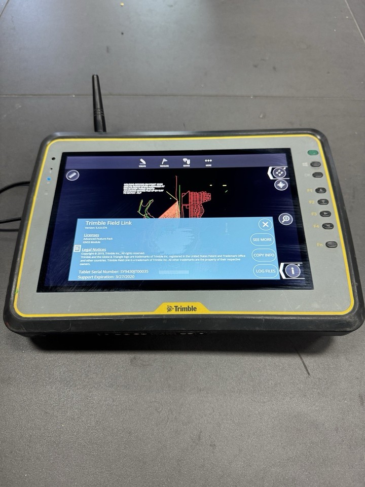 Trimble Kenai Tablet Field Link v5.4 GNSS w/ 2.4GHz Radio Robotic Total ...
