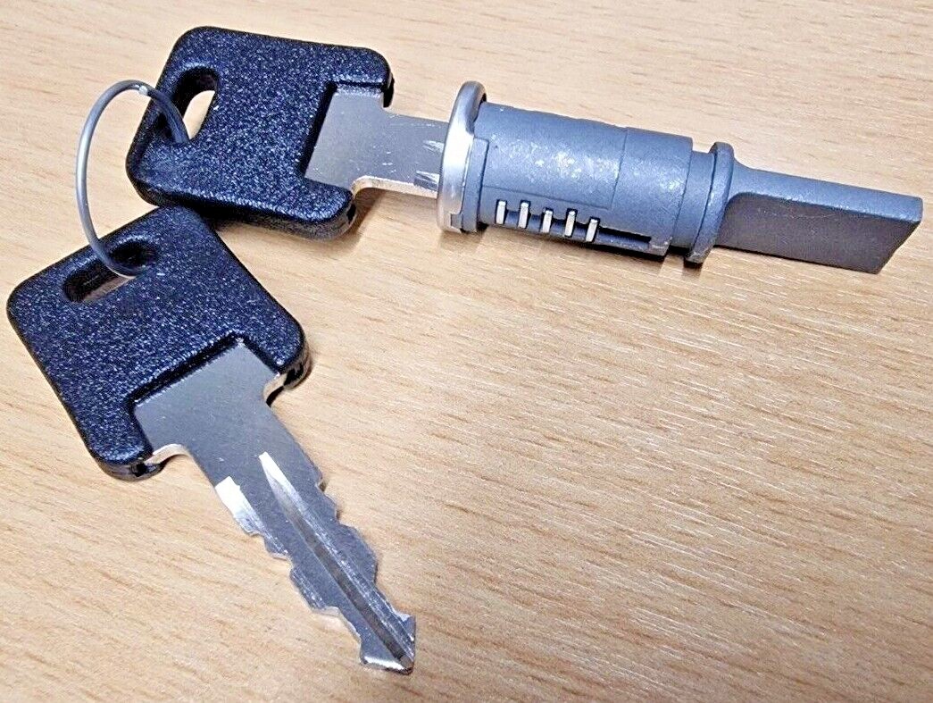 West Alloy WD Long Replacement Door Lock Barrel c/w 2 Keys Caravan ...