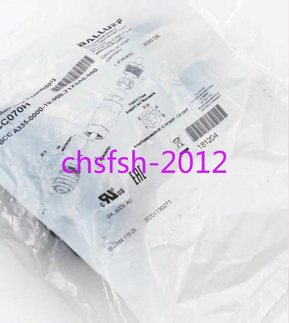 1 PCS NEW IN BOX BALLUFF Self wiring connectors BCC A335-0000-10-000 ...