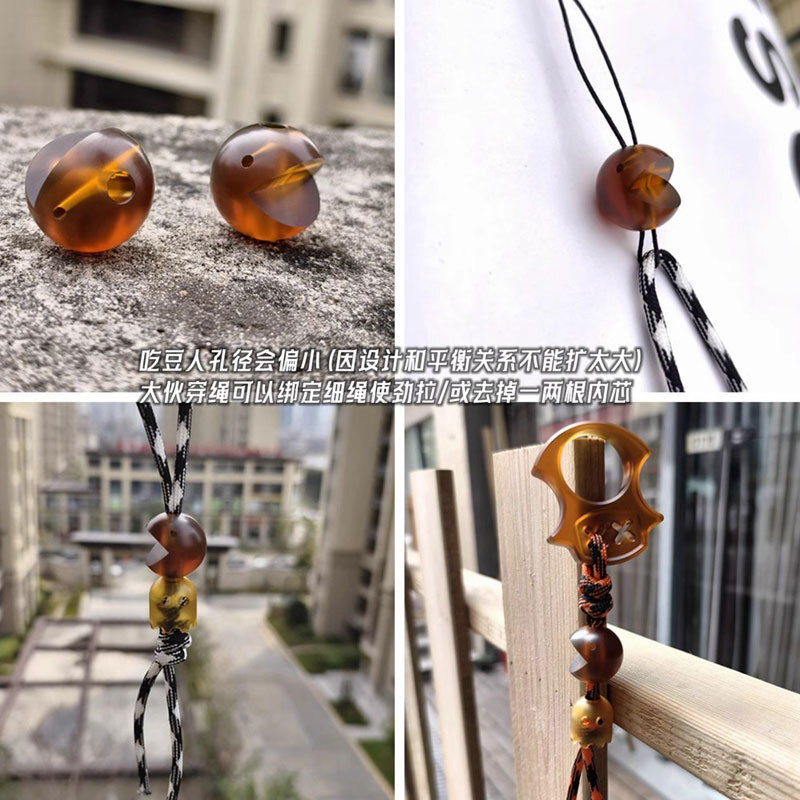 EDC Ultem PEI Parachute Cord Knife Bead Keychain Pendant Lanyard DIY ...