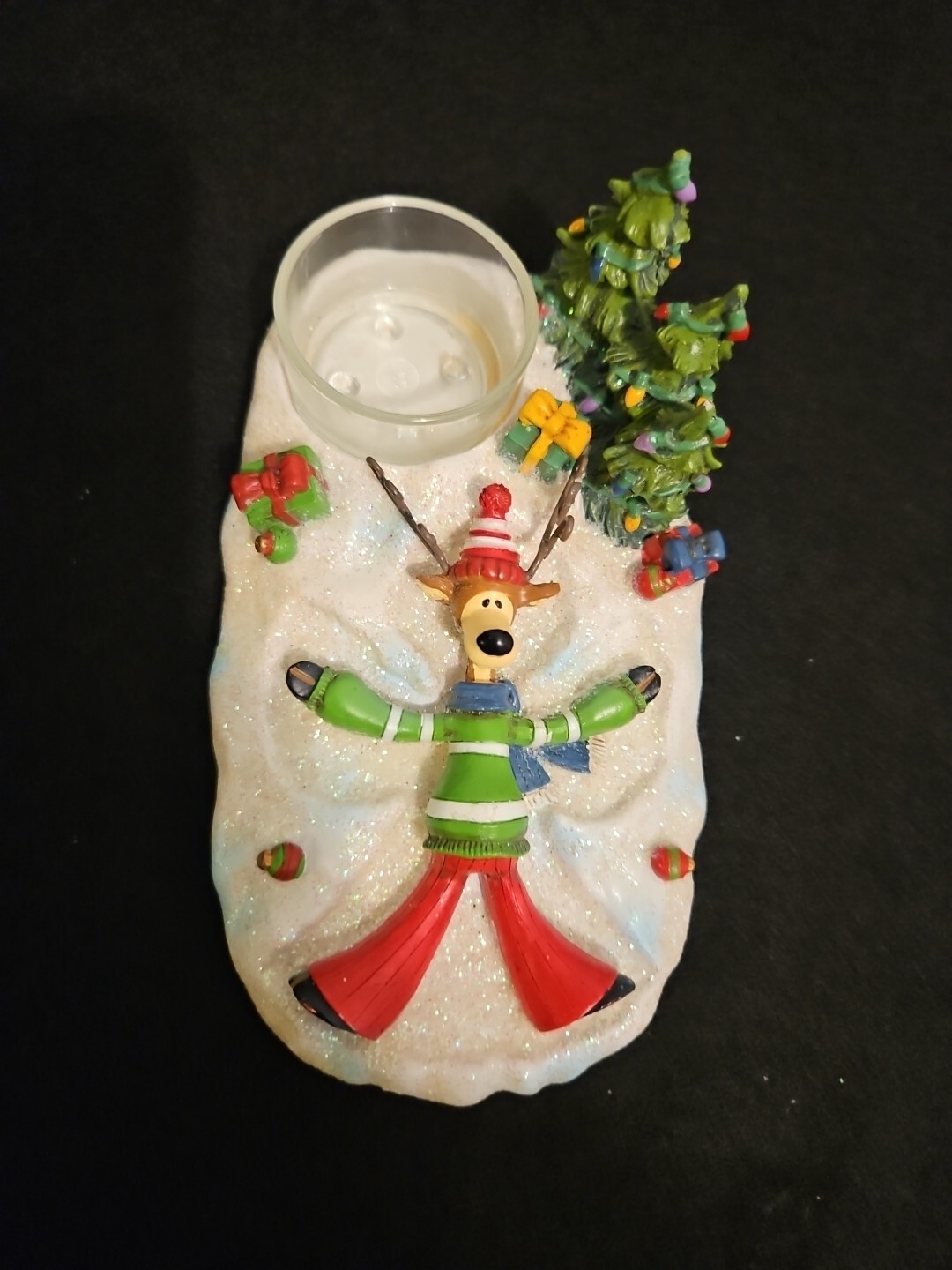 Yankee Candle 2011 ~ Reindeer Snow Angel Tealight Holder Holiday ...