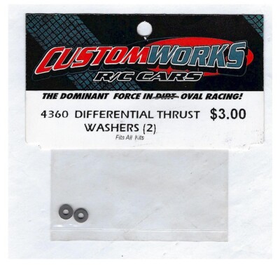 RC Custom Works 4360 Thrust Washer For GX &Pro Diff Old Stock NIB | eBay