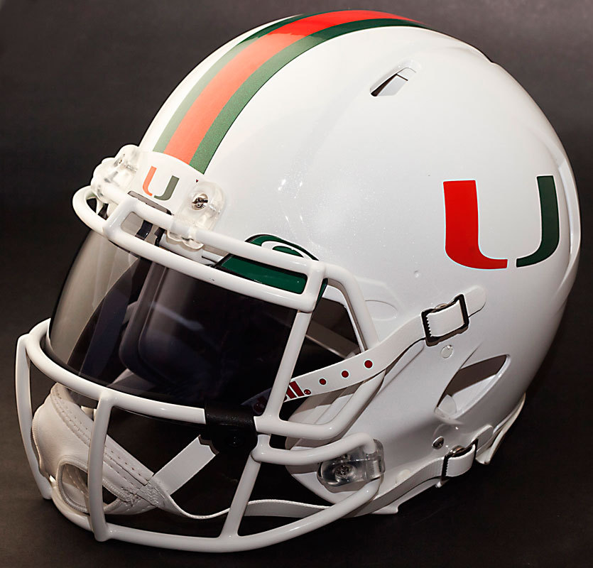 Miami Hurricanes Authentic Football Helmet resende.rj.gov.br