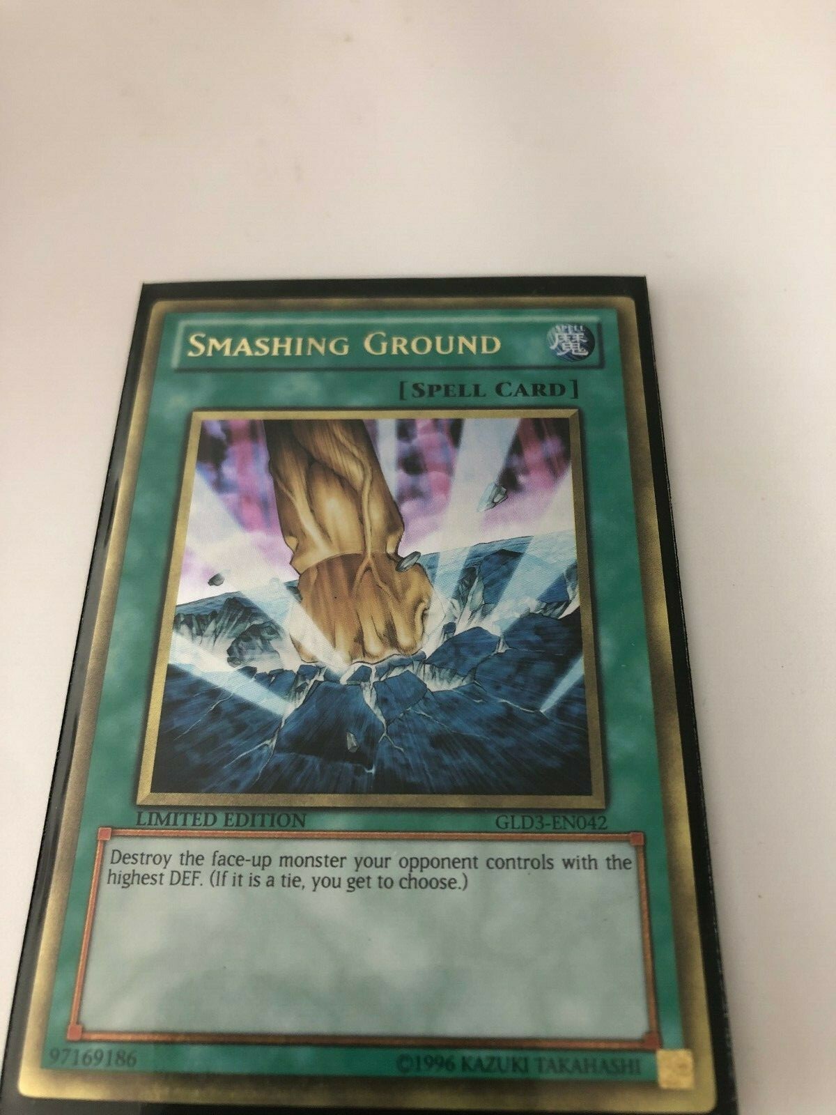 Yu-Gi-Oh! | Smashing Ground -GLD3-EN042 - Gold Rare - M/NM | eBay