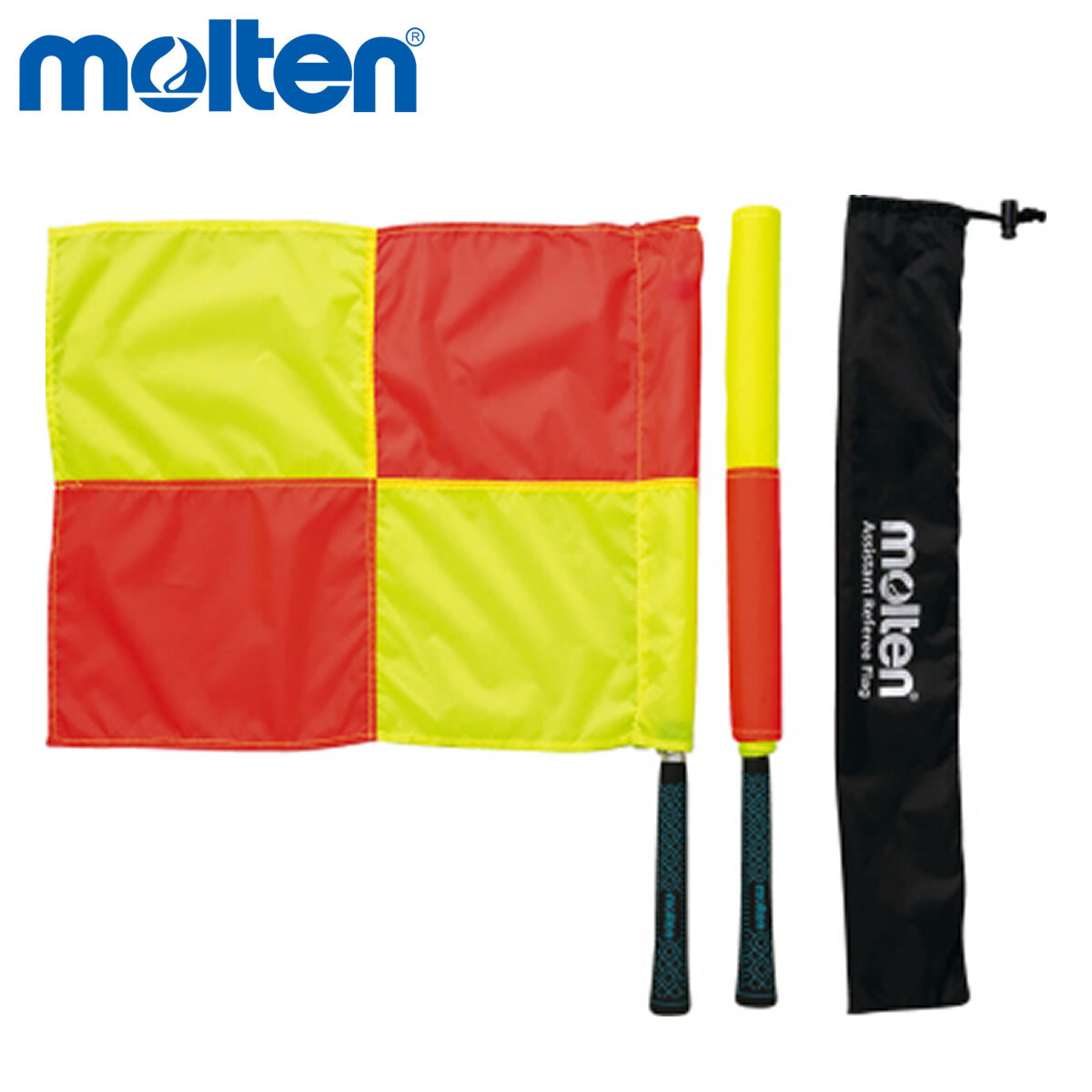 Morten Assistant Referee Flag FLN Set of 2 Flags with Bar Grip and ...