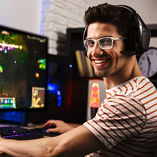 Stylish Blue Light Computer Blocking Glasses for Men and Women - Ease ...